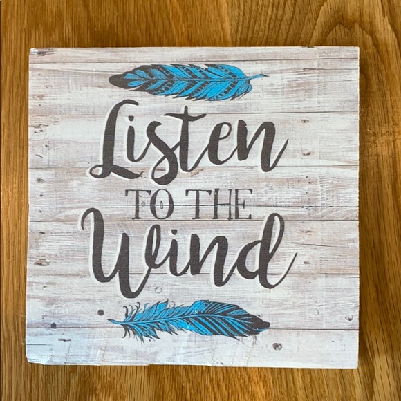 Wall Decor | Listen To The Wind Wall Art | Poshmark